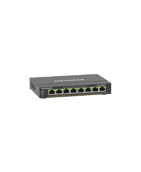 NETGEAR GS308EP 8 Port Gigabit Ethernet PoE Plus Switch GS308EP 100AUS