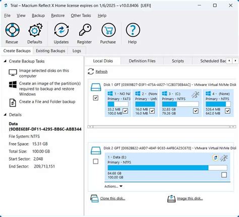 Create And Restore A Windows Backup Image In Macrium Reflect Using The
