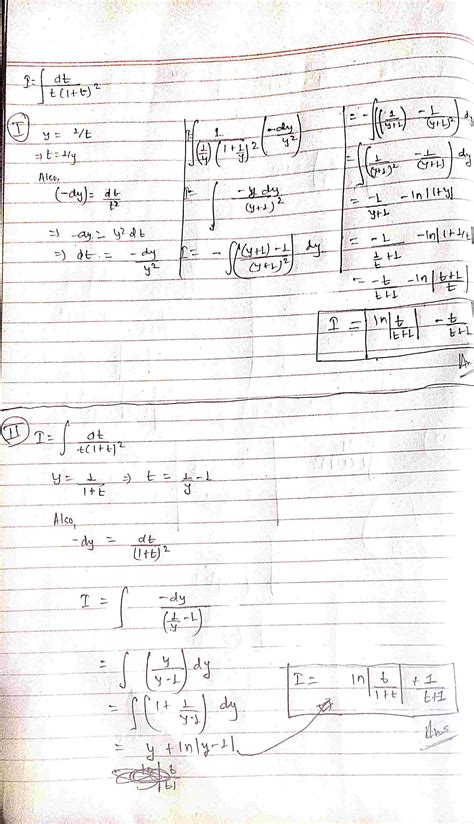 integration why am i getting two different answers for two different