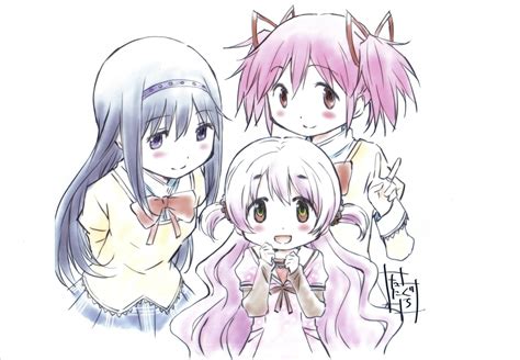 Tags Scan Aoki Ume Official Art Mahou Shoujo Madokamagica Akemi