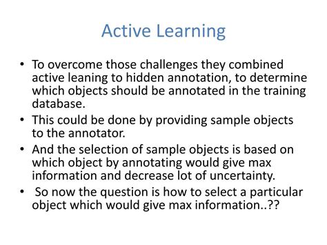 Ppt An Active Learning Framework For Content Based Information