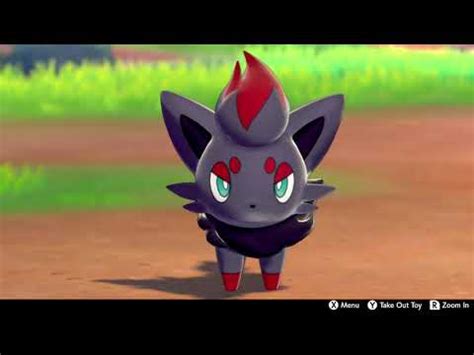 Zorua In Camp Pokemon Sword And Shield Youtube