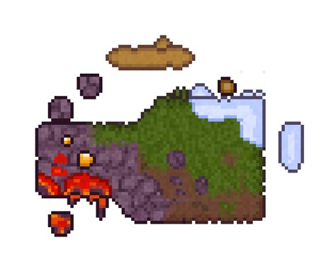 650 Tile Pixel Art Terrain Package Rpg Sandbox Terrain Tileset