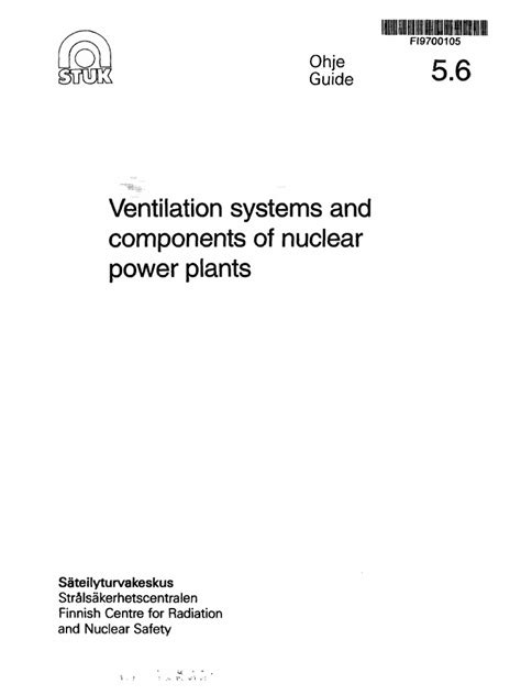Ventilation System Nuclear Power Plant Pdf Ventilation