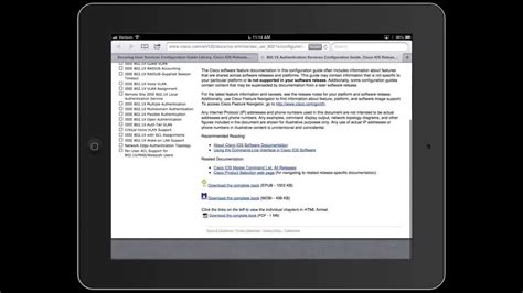 Cisco IOS Documentation Now In EPub Format YouTube