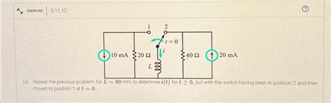 Solved EXERCISE A Repeat The Previous Problem Chegg