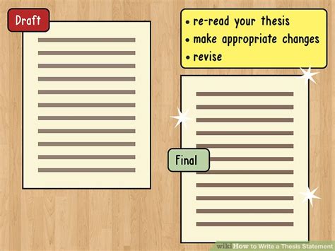 How To Write A Thesis Statement With Pictures WikiHow
