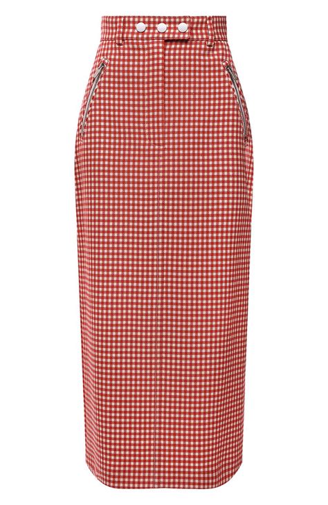 Женская красная шерстяная юбка Miu Miu купить в интернет магазине ЦУМ арт Mg1551 1v7w F0011