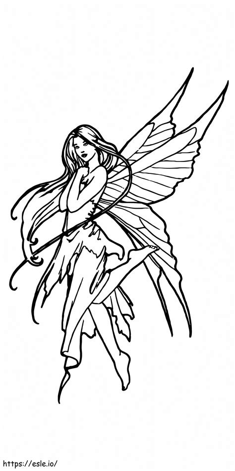 Fairy Princess Printable 9 Coloring Page