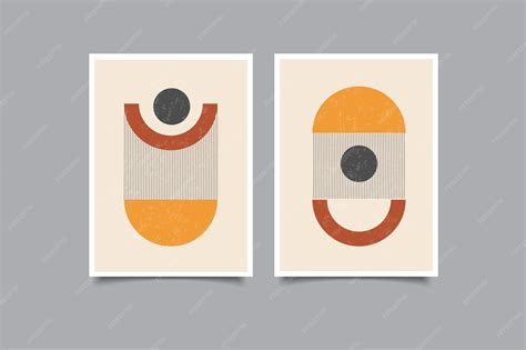 Premium Vector Abstract Minimalist Modern Poster Boho Contemporary