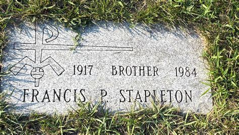Francis P Stapleton 1917 1984 Find A Grave Memorial