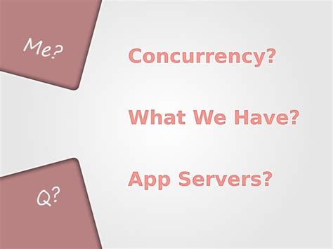 Concurrent Ruby Application Servers Ppt