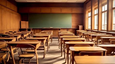 Premium Ai Image Empty Classroom Back To School Concept In High