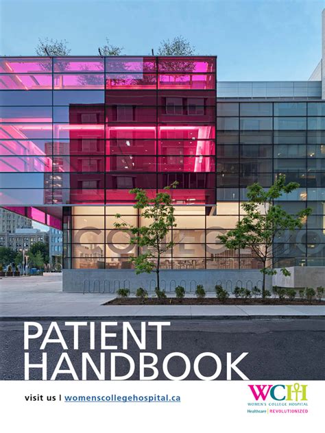 Womens College Hospital Patient Handbook Pdf Medical Imaging Patient