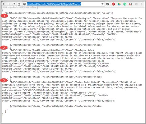 Ssrs Rest Api