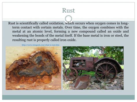 PPT Making Iron Oxide Rust PowerPoint Presentation Free Download ID