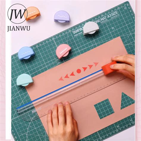 Jianwu Multifunctional Seven In One Paper Cutter Multiple Cutter Head Combination Cutters Tools
