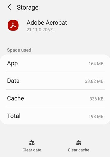 Manage Settings Acrobat For Android Help