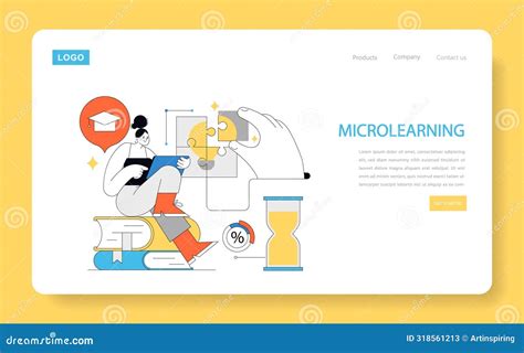 Microlearning Concept Vector Illustration Stock Vector Illustration Of Bitesized Training