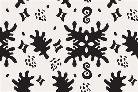 Page 2 Abstract Organic Shapes Seamless Pattern Vector Art Icons