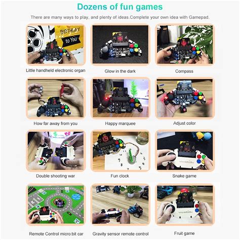 Yahboom Gamepad Joystick Breakout Board For BBC Micro Bit V2 V1 5 Without Micro Bit V2 1 5 Board