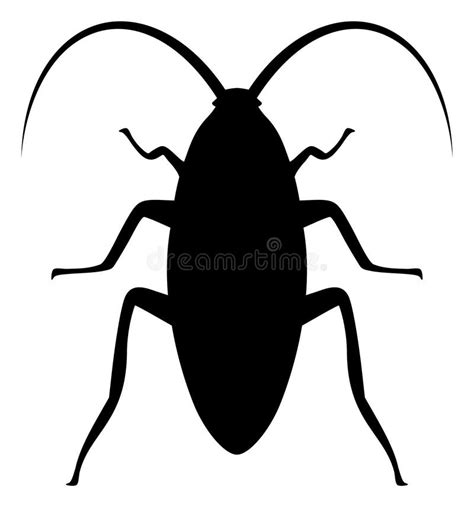 Cockroach Icon Or Logo Isolated Sign Symbol Vector Illustration Stock
