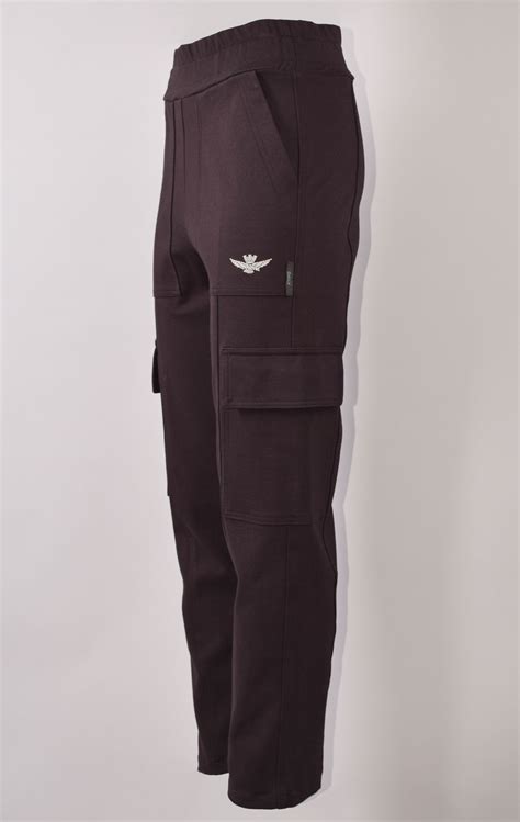 Женские брюки спортивные Aeronautica Militare Fw 23 24 Tn T Moro Pf 904 купить в Интернет