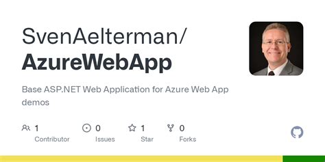 Github Svenaeltermanazurewebapp Base Aspnet Web Application For Azure Web App Demos