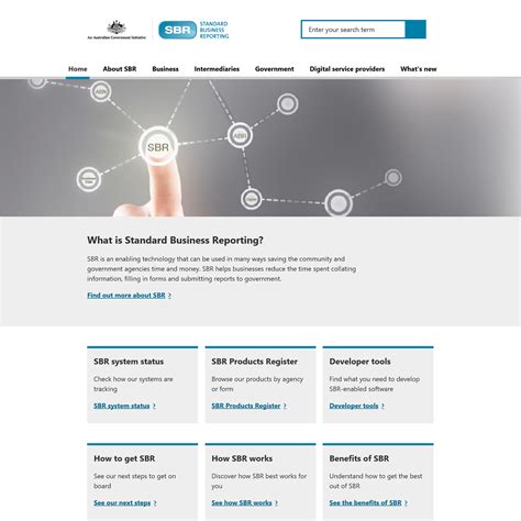 Standard Business Reporting Sbr Govcms