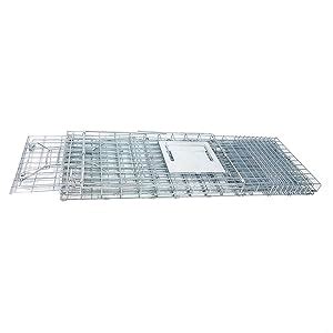 Amazon.com : Folding Large Collapsible Humane Live Animal Cage Trap No-Kill Trapping Kit for ...