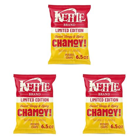 Kettle Brand Limited Edition Chamoy Flavored Potato Chips 6 5 Oz Bag Pack Of 3