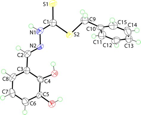 Molecular Structure Of 3 Showing Atom Labelling Scheme Download