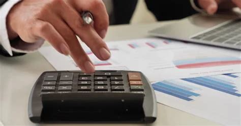 Close Up Man Hands Calculating Number D Stock Video Pond5