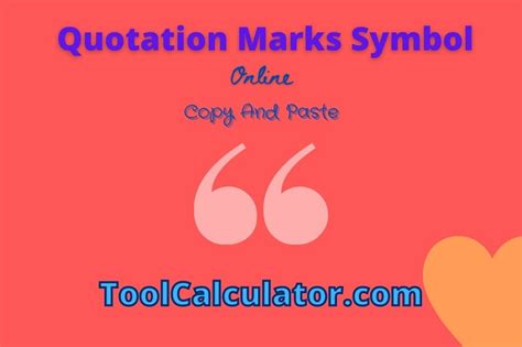 Quotation Marks Symbol Copy And Paste