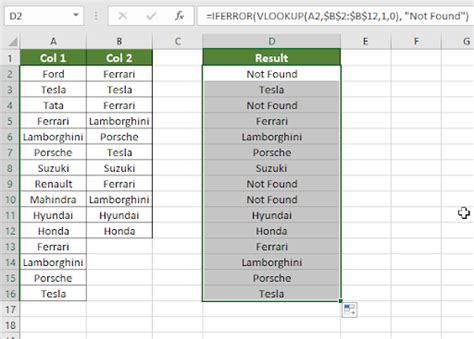 how to compare two columns in excel step by step guide