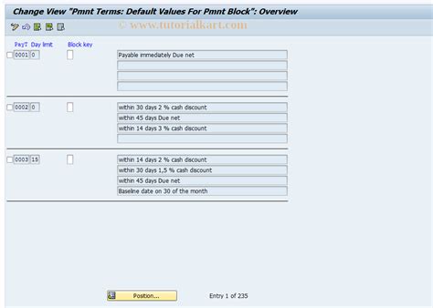 OBBC SAP Tcode C FI Maintain Table T Block Key OBBC SAP Tcode C FI Maintain Table T Block Key