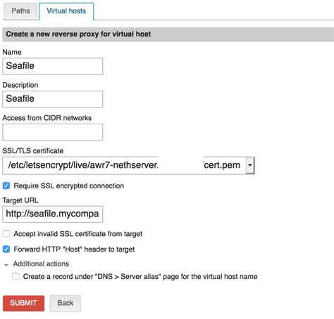 Seafile On With Valid Certificate Support Nethserver Community