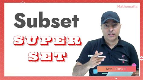 Definition Of A Subset Superset And When Is A Set Not A Subset Explained With Examples YouTube