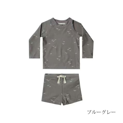 【楽天市場】 即納／キッズ 男の子 水着 セパレート ベビー水着 男児 子供用 こども みずぎ 長袖 ラッシュガード キッズ 上下セット 子供