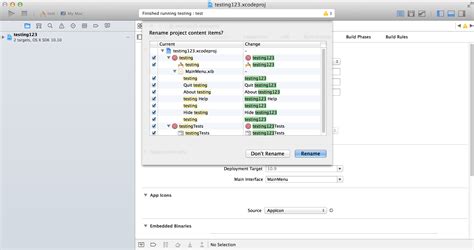 Ios Name Change Issue Xcode Trying To Build From Old File Name Stack Overflow