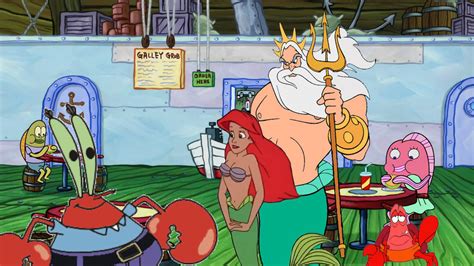 Ariel Gets A Job At The Krusty Krab By Spongebobnintendo20 On Deviantart