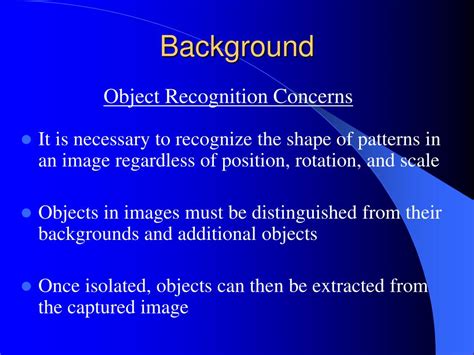 Ppt Object Recognition From Photographic Images Using A Back Propagation Neural Network