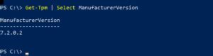 Get TPM Version Using PowerShell ShellGeek