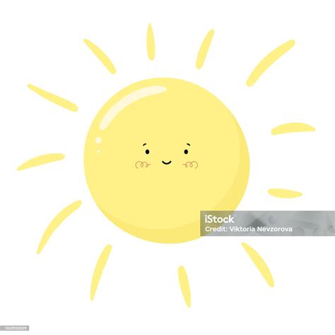 귀여운 웃는 태양 아이콘 벡터 여름 일러스트 는 아이 스칸디나비아 인쇄 또는 포스터 만화 낙서 재미 태양 얼굴 디자인 베이비 샤워 인사말 카드 0명에 대한 스톡 벡터 아트