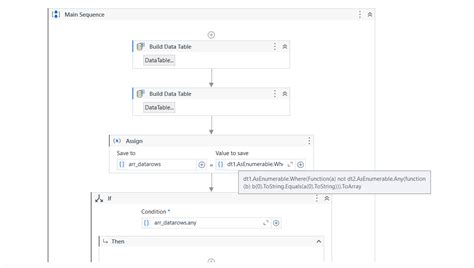 Linq Query To Get Mismatch Rows Activities Uipath Community Forum