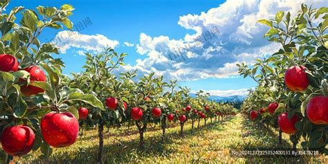 Ai创作图果园苹果背景素材 水果种植苹果种植 丰收的苹果园 苹果库果库苹果园 苹果种植基地 苹果种植果树护理 山区苹果园 苹果种植地 黄金之城苹果之乡 果园果实累苹果树 苹果种植农业科技 苹果