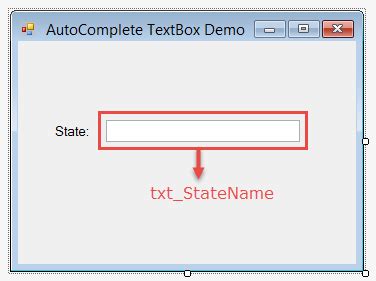AutoCompleteTextBox In C Windows Form Application