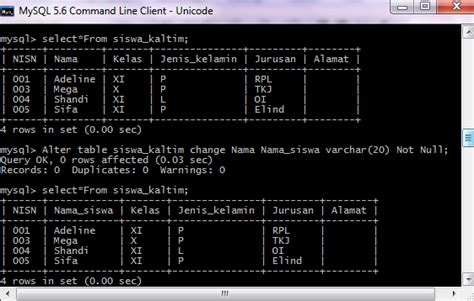 Pembuatan Database Menggunakan MySQL