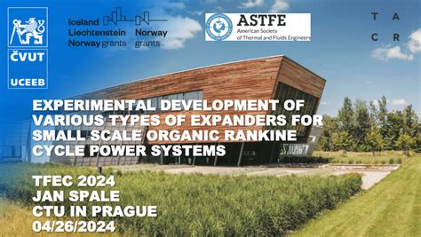 Pdf Experimental Development Of Various Types Of Expanders For Small Scale Organic Rankine