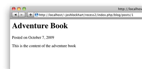 How To Create A Blog With The Recess Php Framework Part 1